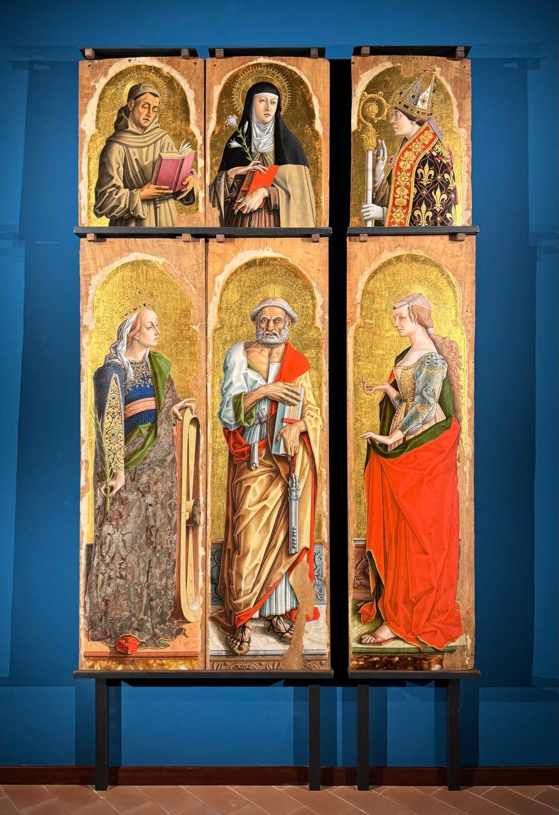 Il grande restauro del Polittico di Carlo Crivelli a Montefiore dell'Aso - Fondazione Marche Cultura