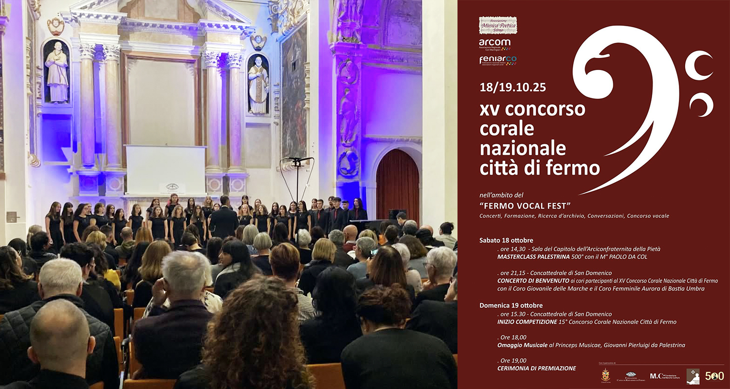Fermo, capitale della musica antica con il Fermo Vocal Fest ...